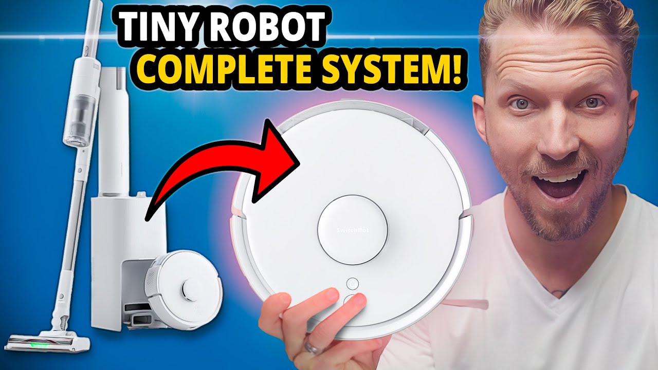 The World’s Smallest Robot Vacuum Just Got WAY Better! (SwitchBot K10 ...